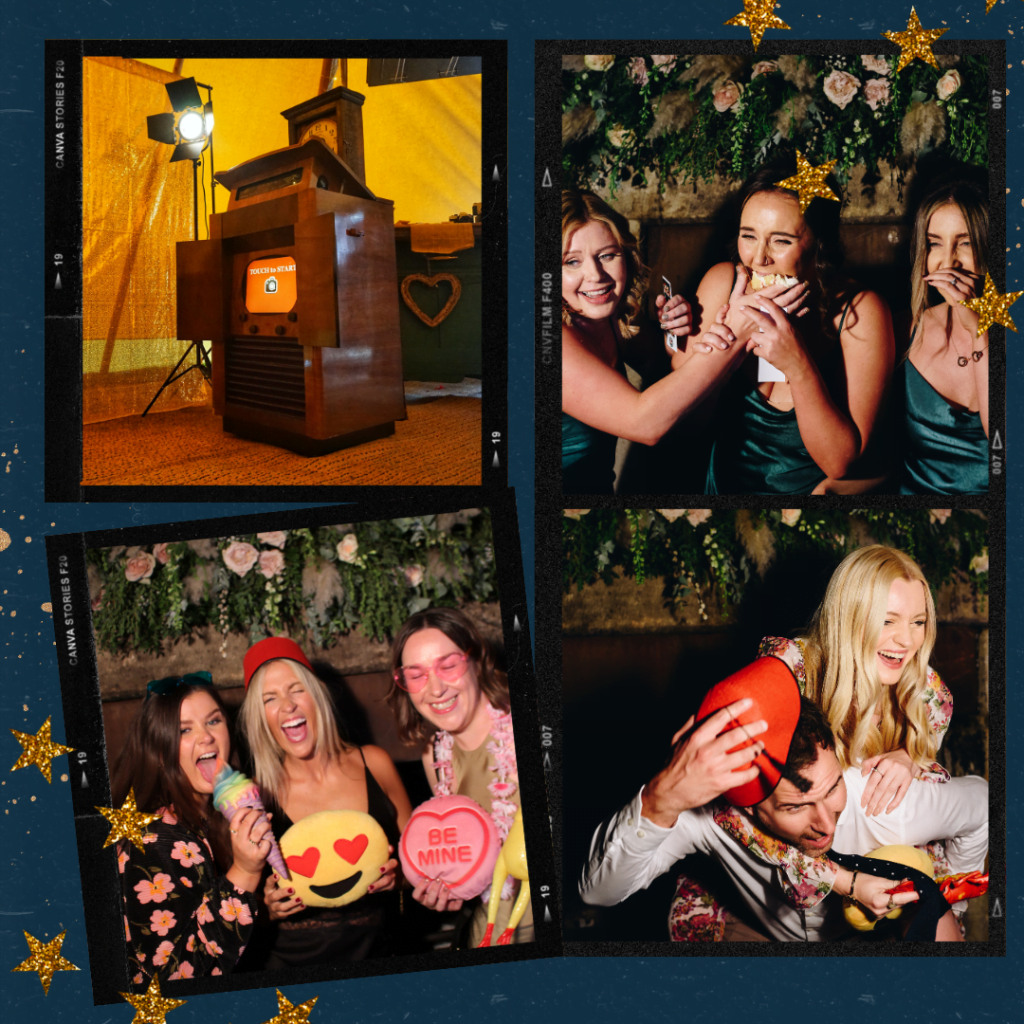 Indoor Photo Booth - Vintage TV Photobooth | VW Wedding Rosie